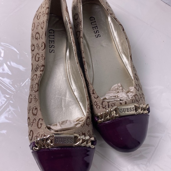 Guess | Shoes | Guess Ballet Flats Purple On Toes 65 | Poshmark